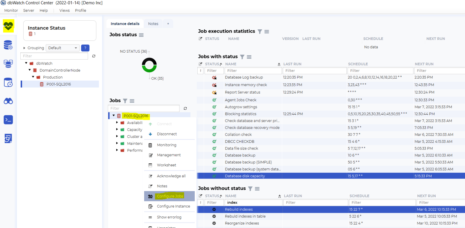 Monitor your SQL Server Indexes - dbWatch